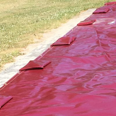 Long Jump Pit Covers - Tarpaulin Sandpit Covers - All Made to Measuure
